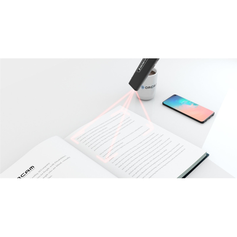 Orcam Read Smart machine à lire portable pour déficients visuels - Avh